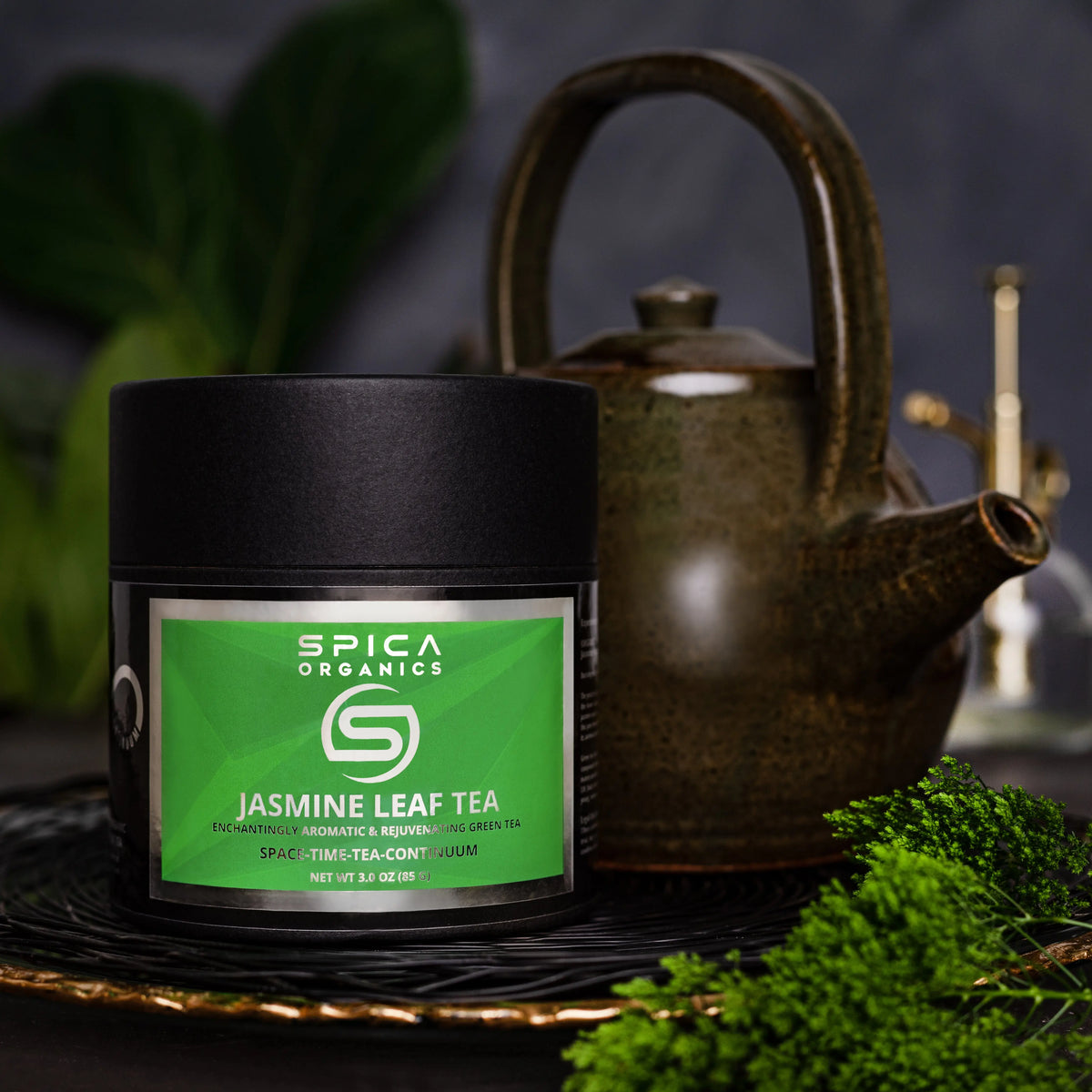 ORGANIC JASMINE LEAF TEA – Spica Organics